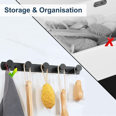 Ahlsen Handtuchhaken, Wandgarderobe, Badezimmer- und Küchengarderobe ...