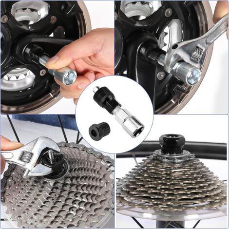 Ahlsen Fahrrad-Tretlager-Abzieher, Universal-Kurbelabzieher, Freilauf ...