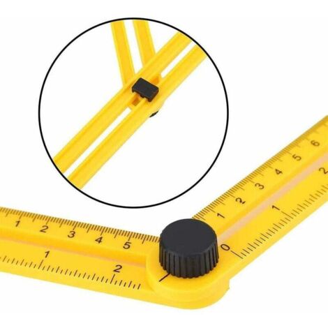 Ahlsen Stück Multi-Winkel-Lineal, Multi-Winkel-Messschablone ...
