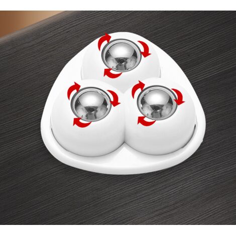 Ahlsen 20 Stück Mini-Lenkrollen, kleine Rollen für Möbel, 360-Grad ...