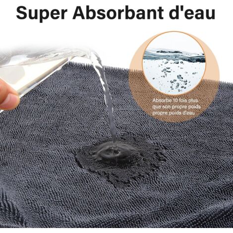 Ahlsen Set mit 3 Auto-Mikrofasertüchern, 30 x 40 cm großes Handtuch für ...