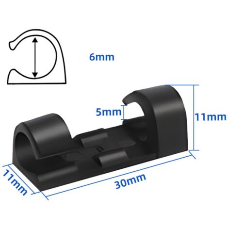 Ahlsen Clips para cables, abrazaderas para almacenamiento de cables ...