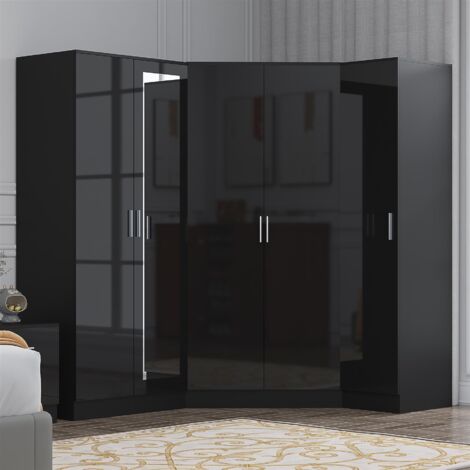 Reflect 3pc Wardrobe Bundle - 2 Door Corner + 2 Door Mirror + 1 Door ...