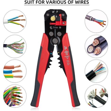 Pelacables autoajustable 5 en 1, herramienta de crimpado multifuncional ...