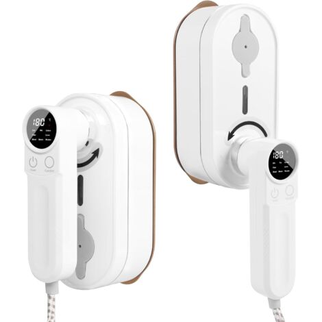 Plancha de vapor plegable de viaje con pantalla LCD, se calienta en 10 ...