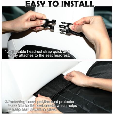 Funda para silla de coche infantil impermeable y antideslizante con 2 ...