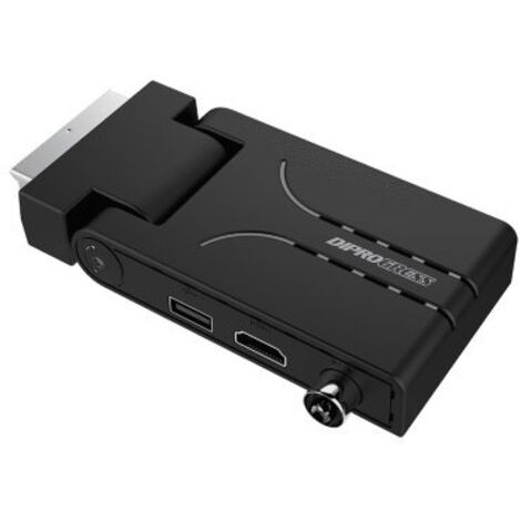 Decoder TV DiProgress DPT202SD con uscite SCART e HDMI, compatibile T2 ...
