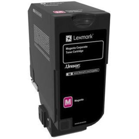 Toner Magenta Corporate 3K per Lexmark CS720, CS725 e CX725 - Cartuccia ...