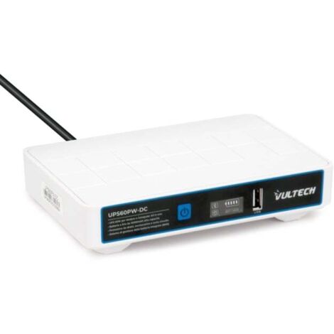 Mini Gruppo di continuita VulTech UPS DC 60W 12000mAh 159x104x37mm ...