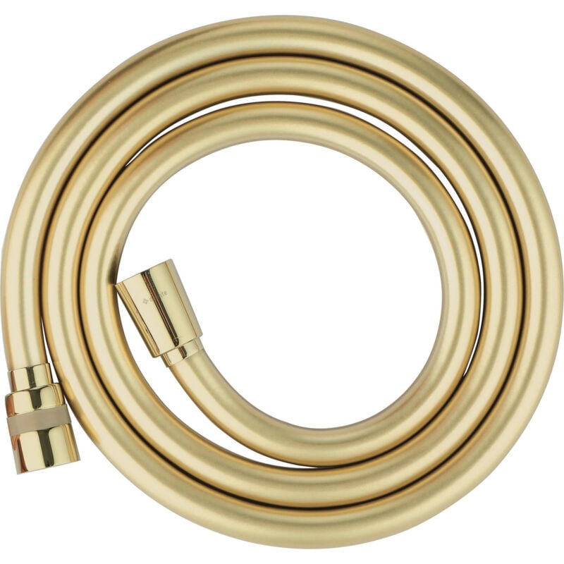 Flexible de douche en PVC 150 cm couleur or brossé
