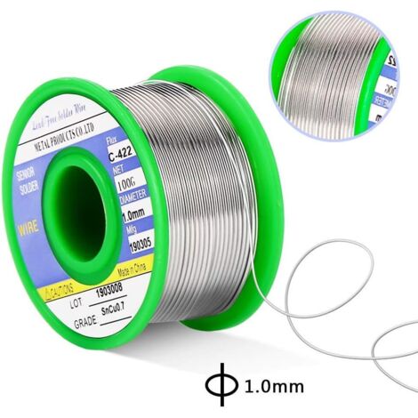 Solder Wire, 1.0mm Soldering Wire, Lead-Free Solder Wire Sn 99.3% Cu 0. ...
