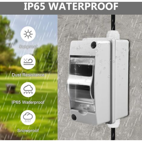 Outdoor Waterproof Electrical Box: IP65 Outdoor Waterproof Electrical ...