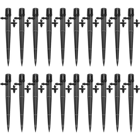 20pcs Adjustable Drip Irrigation Heads, 360 Degree Micro Drip ...