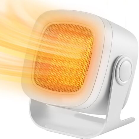 Quiet Electric Fan Heater, Mini Fan, Fast and Safe Heating with ...