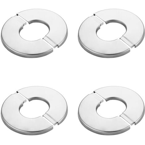 4pcs Stainless Steel Radiator Pipe Cover, Faucet Rosette, Shower Mixer ...