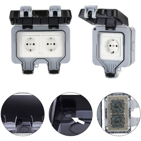IP66 Waterproof Electrical Socket with Switch and Waterproof Junction ...