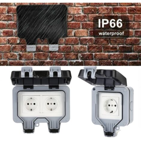 IP66 Waterproof Electrical Socket with Switch and Waterproof Junction ...