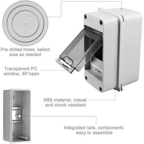 Outdoor Waterproof Electrical Box: IP65 Outdoor Waterproof Electrical ...