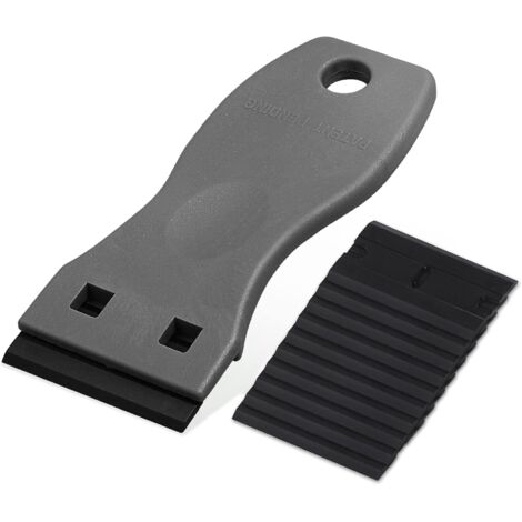 Multi-purpose scraper for glass-ceramic cooktops. Includes 10 plastic ...