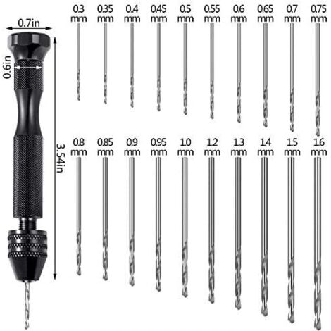 The 21 Piece Pin Clamp Set includes a hand drill, a pin clamp and 20 ...
