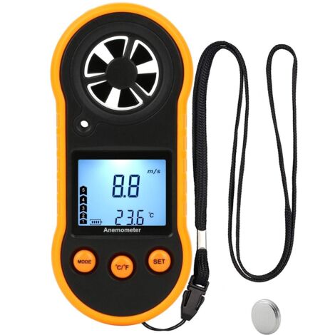 Digital Anemometer for Wind Speed, Wind Meters, Air Flow Velocity Meter ...