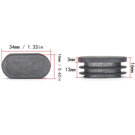 Plastic Furniture Leg Caps, Oval Plastic Chair Leg Caps, Oval Furniture ...