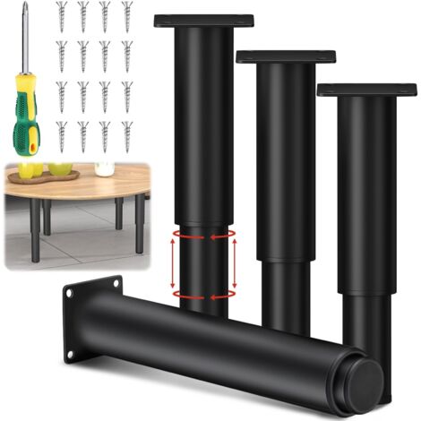 4pcs General Metal Table Legs, Height 25-45cm, No Drilling Table Legs ...