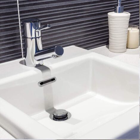 Sink Overflow Ring, Kitchen Sink Decoration, Overflow Ring, Silver ...