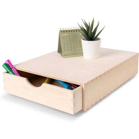 Small Wooden Drawer Unit 1 Drawer – 33 x 25 x 7 cm