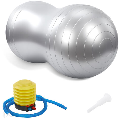 Peanut Ball Therapy with Pump, Sensory Gym Ball for Yoga, Pilates, Core ...