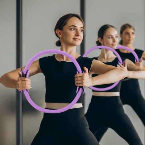 Youyijia 5-Piece Pilates Ring Set with Yoga Ball & Resistance Bands ...