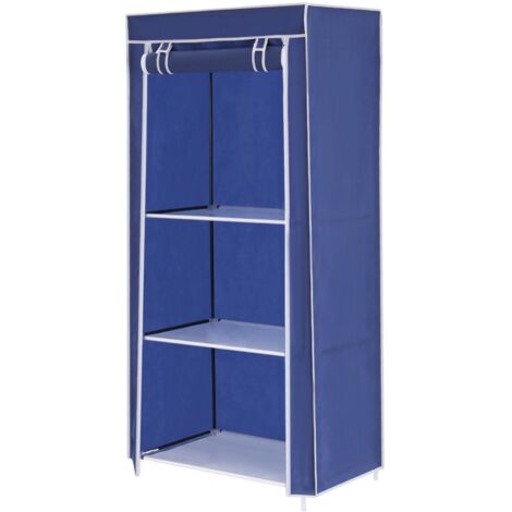 Youyijia Canvas Wardrobe 149x70x45cm Portable Simple clothing storage ...