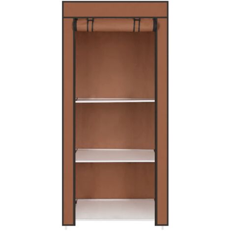 Youyijia 149x70x45cm Portable Wardrobe Single Canvas Wardrobe Clothes ...