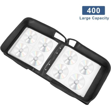 Trintion CD Case Disc Carry Case 400 Disc Capacity Portable Holder ...