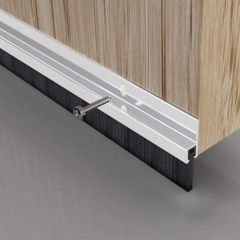 Trintion Aluminium Draught Excluder Strip - 100cm Door Bottom Sweep ...