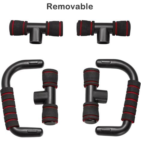 JF HOME BLISS Push Up Bars for Men & Women Non-Slip Foam Grip Handles H ...