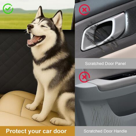 Trintion 2 Pack Car Door Protector for Dogs - Waterproof Scratchproof ...