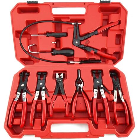 Hose Clamp Pliers, 9 pliers Cardan collar pliers and crimp band collar ...