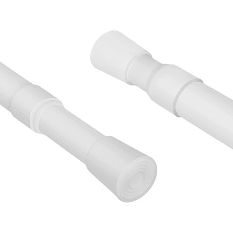 Extendable Curtain Poles No Drill Spring Net Curtain Pole 84-150cm ...