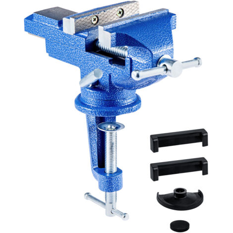 Bench Vice 80mm Vices for Workbench 360 Degrees Swiveling Portable ...