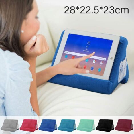 Tablet Pillow Stand for iPad - Multi-Angle Cushion for Laptops and ...