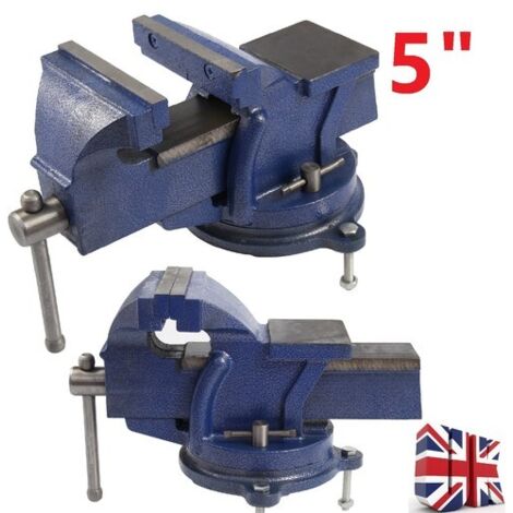 Table Vice 6" Bench Vise 360 Degrees Swivel Base Heavy Duty Cast Iron ...