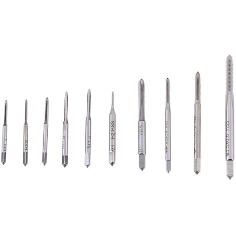 Jeux Taraud, Filière M2, 10Pcs Mini M1 à M3.5 Tarauds à vis à Main ...