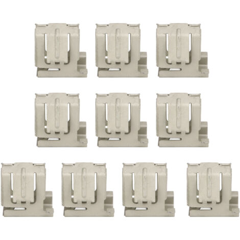 Lot de 10 supports de fixation pour rails solaires, en acier à ressort ...
