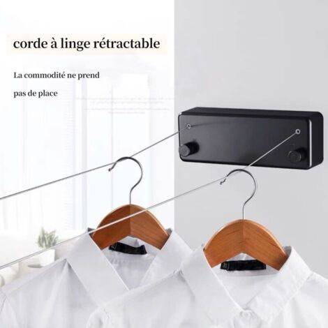 Retractable Clothes Line, Adjustable Extendable Clothes Line, 4.2 m ...