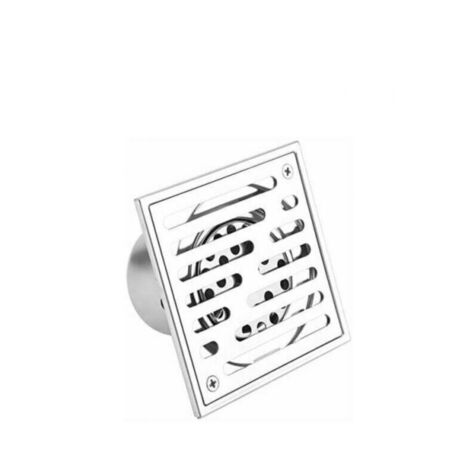 1 siphon de douche en acier inoxydable argenté 110 x 110 mm. siphon de ...