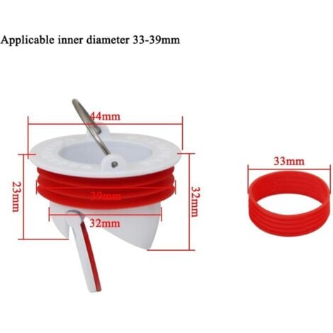 Valve Anti Odeur vanne pour Salle de Bain Siphon Bouchon évacuation de ...