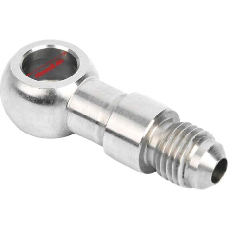 Adaptateur banjo en acier inoxydable 10 mm (AN4 AN 04) pour boulon M10.