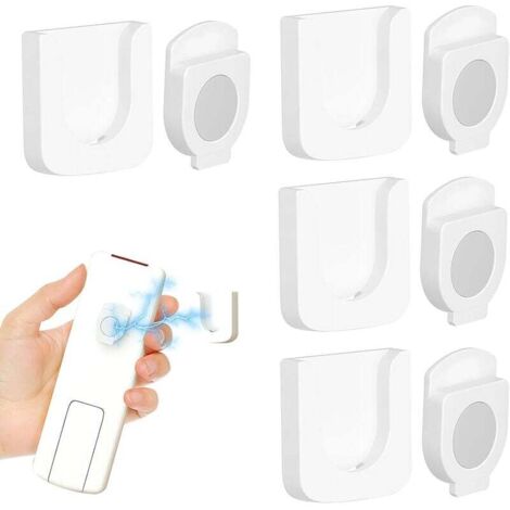 Lot de 4 supports magnétiques puissants améliorés pour télécommande ...