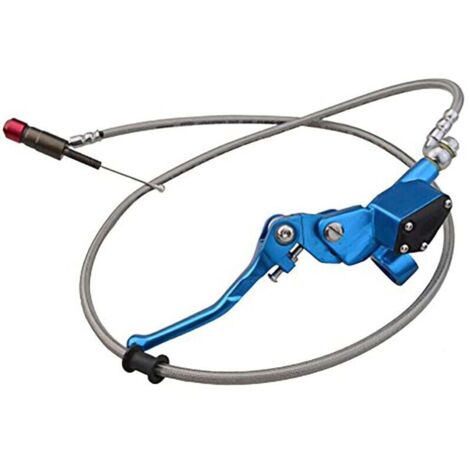 Blue 7/8'' Clutch Kit and Brake Lever Length Hose Replacement for ...